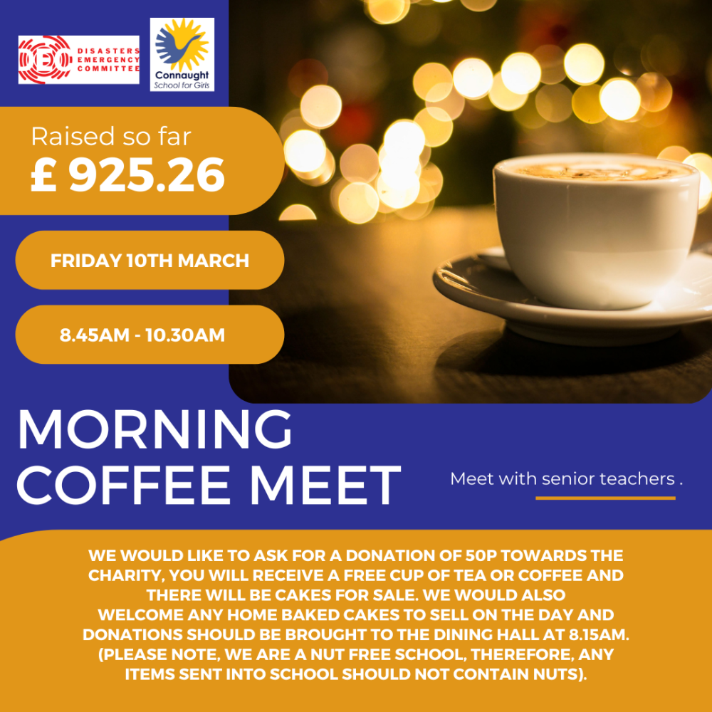 Connaught School for Girls | Morning Coffee Meet